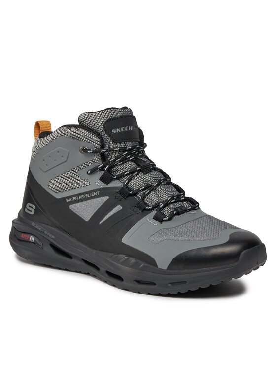 Skechers Черевики Arch Fit Orvan Montfort 210478/GYBK Сірий | Modivo.ua