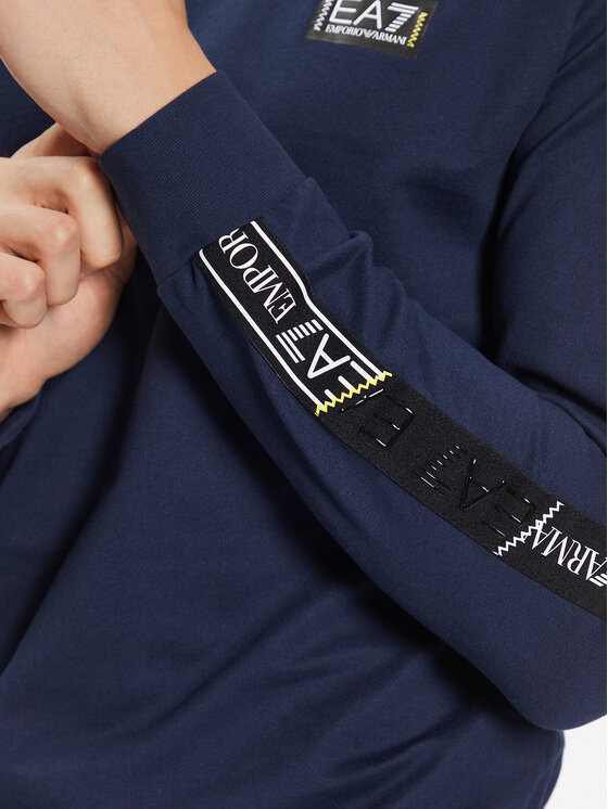 EA7 Emporio Armani Bluza 3RPM08 PJ05Z 1554 Granatowy Regular Fit | Modivo.pl