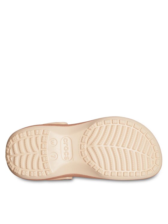 Crocs Παντόφλες Classic Platform Glitter Clog W 207241 Μπεζ | Modivo.gr