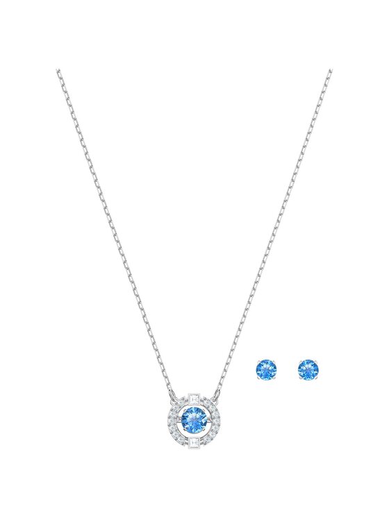 Swarovski Zestaw Sparkling Dance Round Set 5480485 Srebrny | Modivo.pl