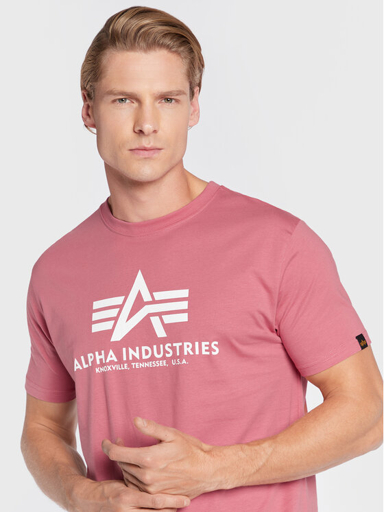 Alpha Industries T-shirt Basic 100501 Ružičasta Regular Fit | Modivo.hr