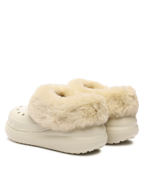 Crocs Klapki Crocs Furever Crush Clog 208446 Beżowy | Modivo.pl