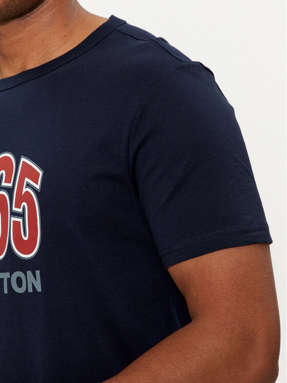 United Colors Of Benetton T-Shirt 3I1XU100A Dunkelblau Regular Fit ...