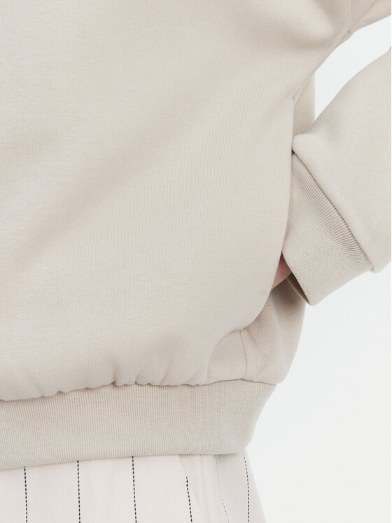 adidas Bluza Essentials Contemporary Logo JD9972 Beżowy Loose Fit ...