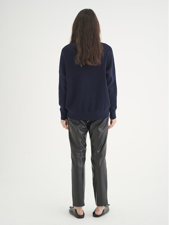 InWear Поло Tenley 30106490 Тъмносин Oversize | Modivo.bg