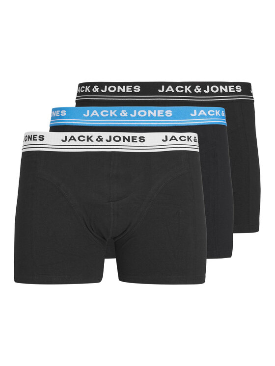 Jack&Jones Sada 3 kusů boxerek Downey 12234508 Černá | Modivo.cz