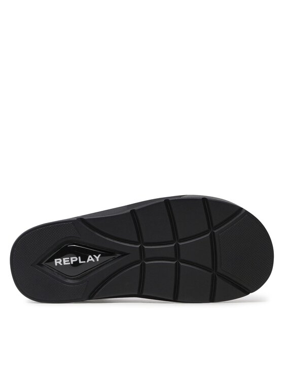 Replay Сандали Space Logo GMF3D .000.C0006T Черен | Modivo.bg