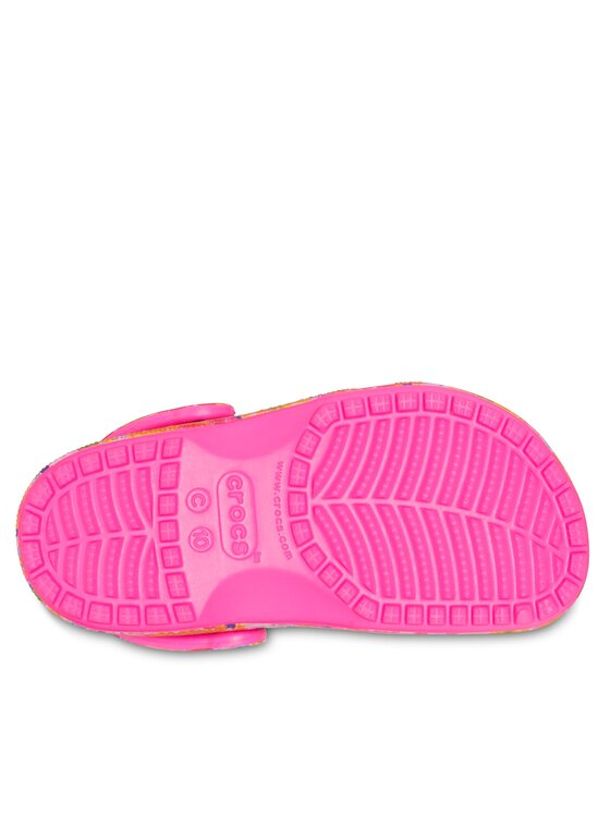 Crocs Klapki Classic Hyper Real Clog T 208451 Czarny | Modivo.pl