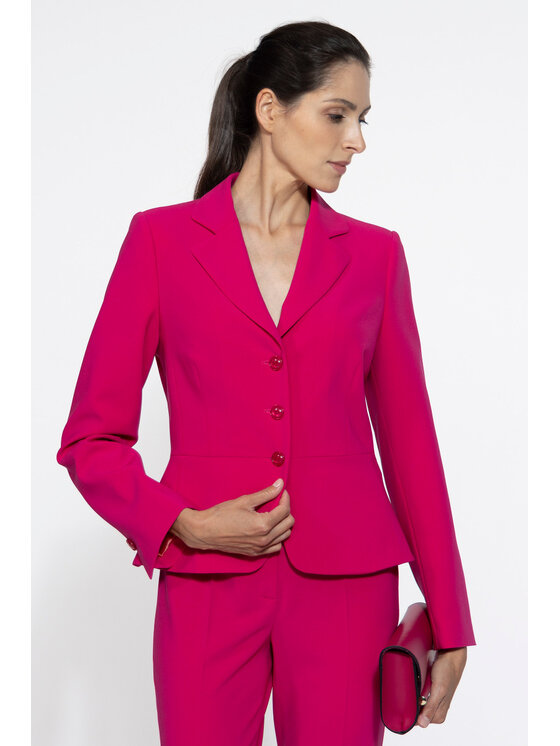 Deni Cler Milano Spodnie materiałowe W-DC-6053-C5-A5-33-1 Różowy ...