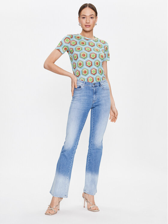 Marella Jeansy Bcut 2331811134 Niebieski Bootcut Fit | Modivo.pl