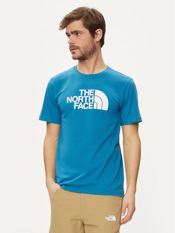 The North Face T-krekls Easy NF0A87N5 Zils Regular Fit | Modivo.lv
