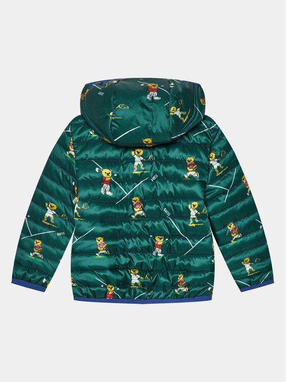 Guess Kurtka przejściowa N4RL02 WB310 Zielony Regular Fit | Modivo.pl