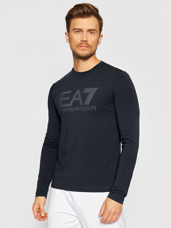 EA7 Emporio Armani Longsleeve 6KPT64 PJ03Z 1578 Dunkelblau Regular Fit | Modivo.de