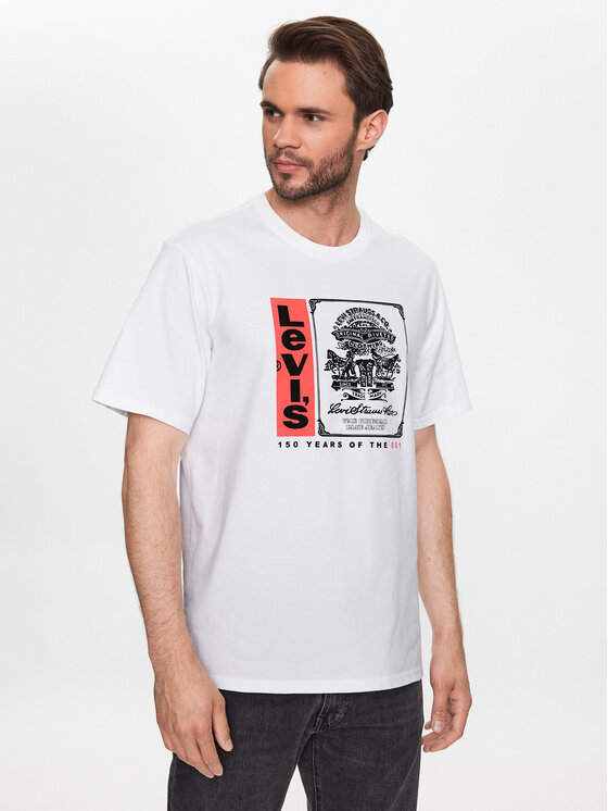 Levi's® T-särk 16143-1220 Valge Relaxed Fit | Modivo.ee