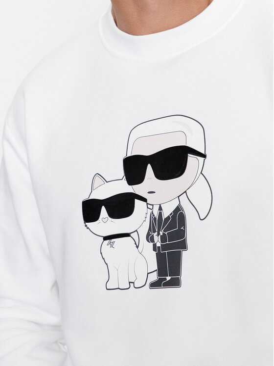 KARL LAGERFELD Pluus 705063 534940 Valge Regular Fit | Modivo.ee