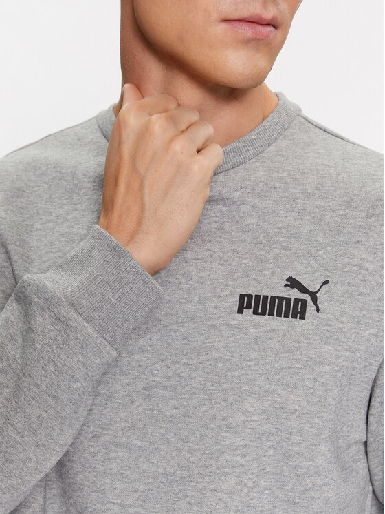 Puma Mikina Ess Small Logo 586682 Šedá Regular Fit | Modivo.cz