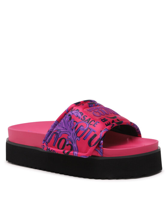 Versace Jeans Couture Klapki 74VA3SM4 ZS175 Różowy | Modivo.pl