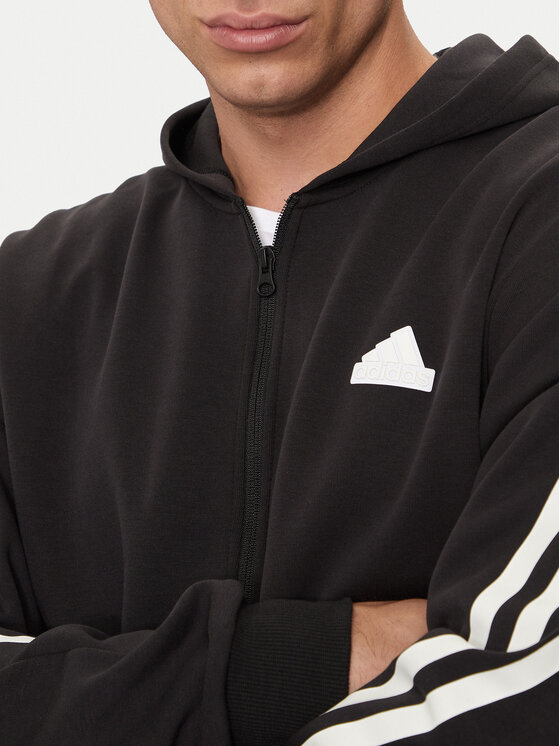 adidas Bluza Future Icons 3-Stripes IR9159 Czarny Regular Fit | Modivo.pl