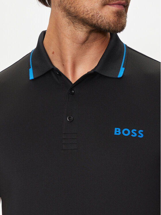 Boss Polo Paul Pro 50506203 Czarny Slim Fit | Modivo.pl