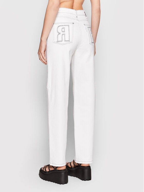 ROTATE Jeans Betty RT1220 Weiß Straight Fit | Modivo.de