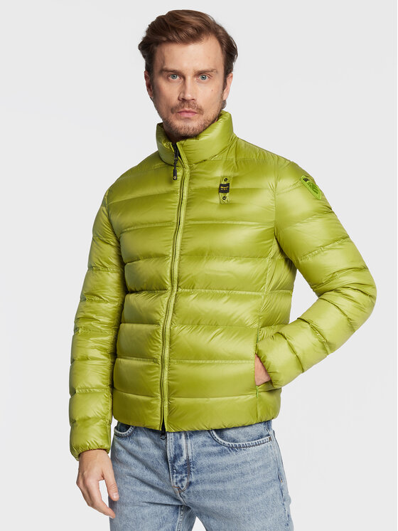 Blauer Giubbotto piumino Seth BLUC03010 006360 Verde Regular Fit ...