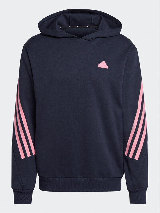 adidas Світшот Future Icons 3-Stripes Hoodie HY3397 Голубий Regular Fit ...