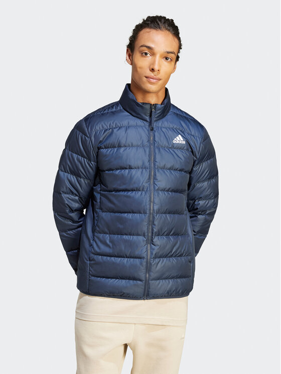 adidas Giubbotto piumino Essentials Light Down IK3218 Blu scuro Regular ...