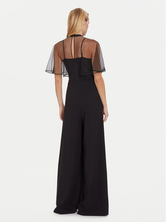 TWINSET Overal 252TT2340 Černá Wide Leg | Modivo.cz