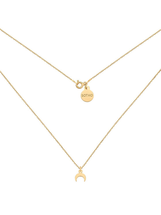 Sotho Naszyjnik N3067 Żółte złocenie | Modivo.pl