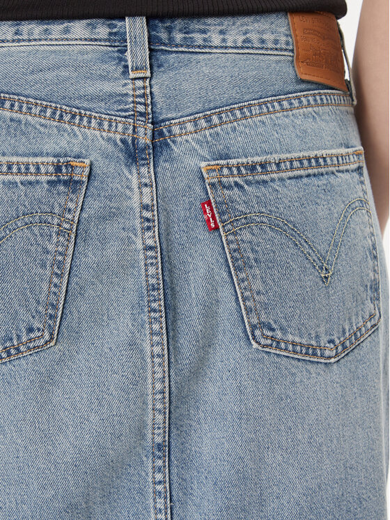 Levi's® Džínová sukně A7512-0000 Modrá Regular Fit | Modivo.cz