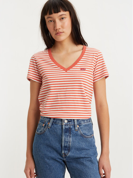 Levi's® T-shirt The Perfect 853410042 Narančasta Regular Fit | Modivo.hr