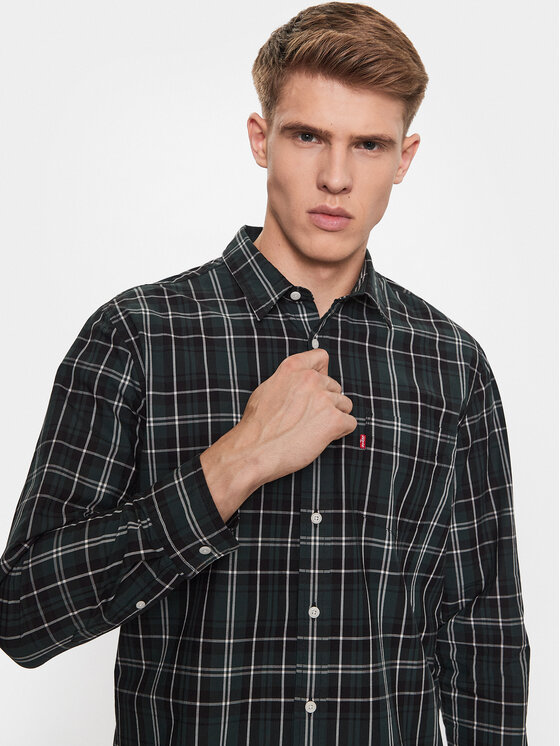 Levi's® Koszula Sunset 85746-0132 Zielony Standard Fit | Modivo.pl