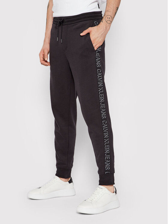 Calvin Klein Jeans Jogginghose J30j318595 Schwarz Regular Fit Modivo De