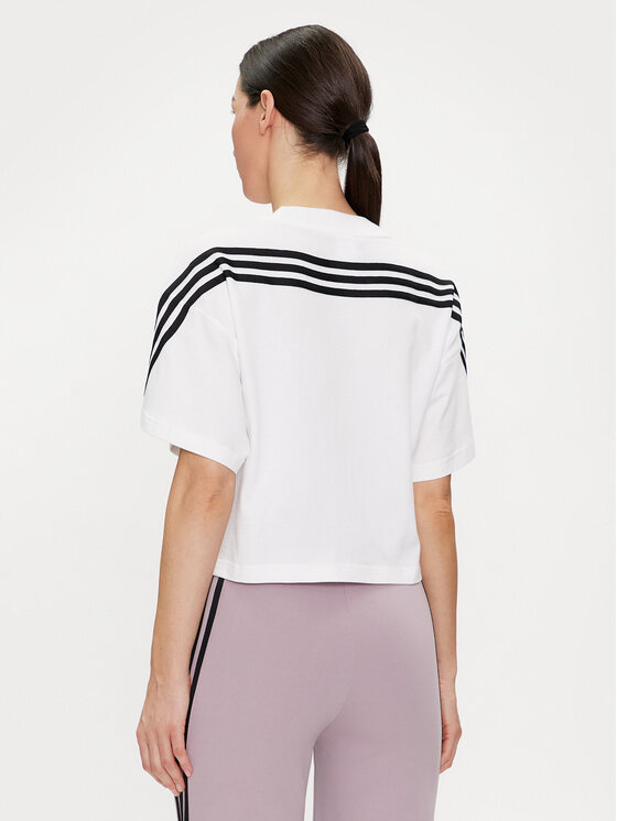 adidas Футболка Future Icons 3-Stripes IV5270 Білий Relaxed Fit | Modivo.ua