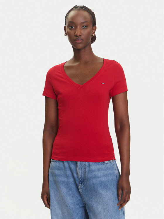 Tommy Jeans Komplet t-shirtów DW0DW21367 Kolorowy Slim Fit | Modivo.pl