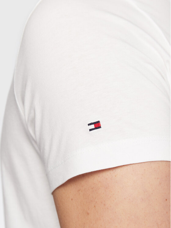 Tommy Hilfiger T-shirt New York MW0MW29372 Bijela Slim Fit | Modivo.hr
