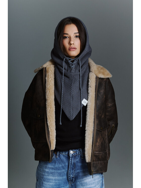 Leshka Kominiarka Balaclava Szary | Modivo.pl