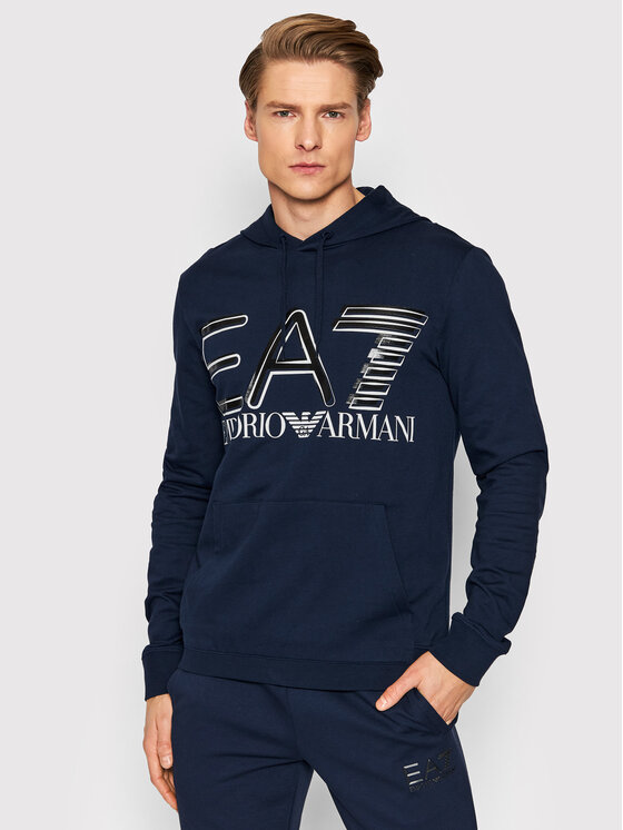 EA7 Emporio Armani Sweatshirt 3LPM45 PJFGZ 1554 Dunkelblau Regular Fit | Modivo.de