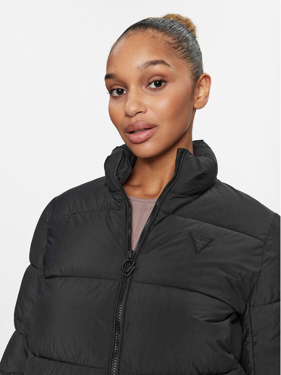 Guess Vatovaná bunda V3BL13 WFUD0 Černá Regular Fit | Modivo.cz