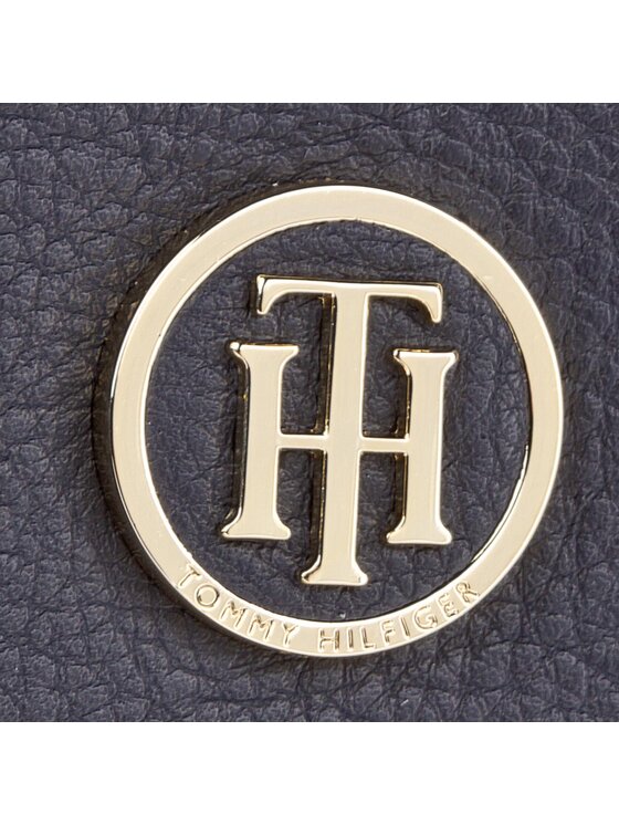Tommy Hilfiger Handtasche Th Core Med Satchel AW0AW05028 Dunkelblau