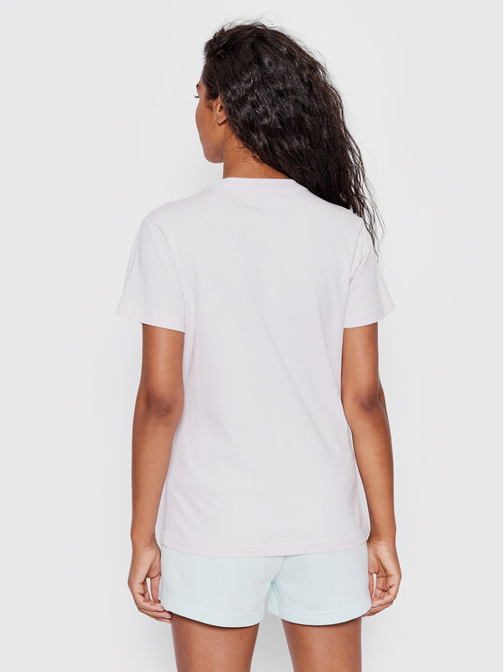 adidas T-Shirt Essentials Logo HC9274 Różowy Regular Fit | Modivo.pl