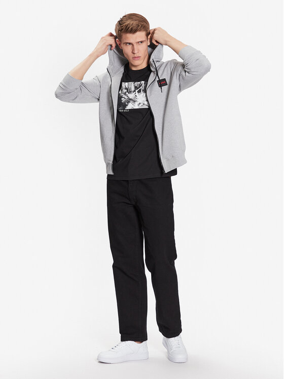 Hugo Mikina Daple212 50447972 Šedá Regular Fit | Modivo.cz