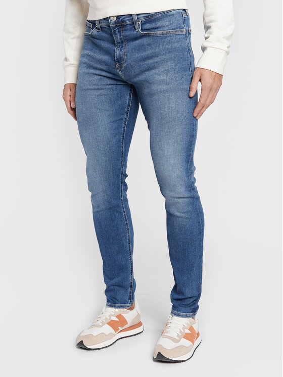 Calvin Klein Jeans Jeans J30J321448 Dunkelblau Skinny Fit | Modivo.de