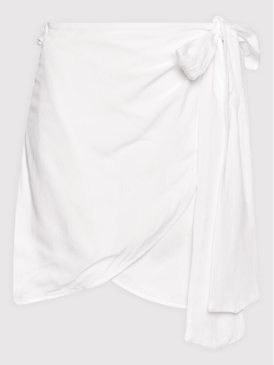 Malai Mini sukně Nyomi C76002 Bílá Regular Fit | Modivo.cz