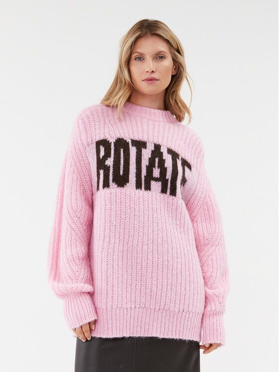 ROTATE Sweater 1120751485 Rózsaszín Relaxed Fit | Modivo.hu
