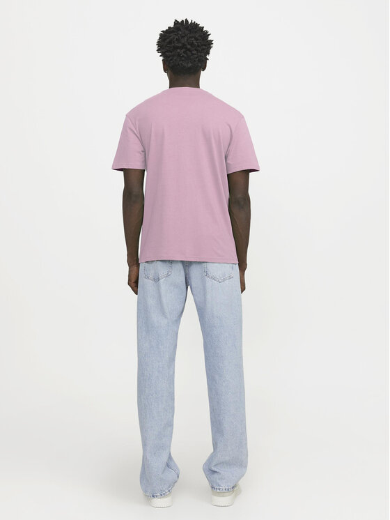 Jack&Jones Тишърт Star 12234746 Розов Relaxed Fit | Modivo.bg