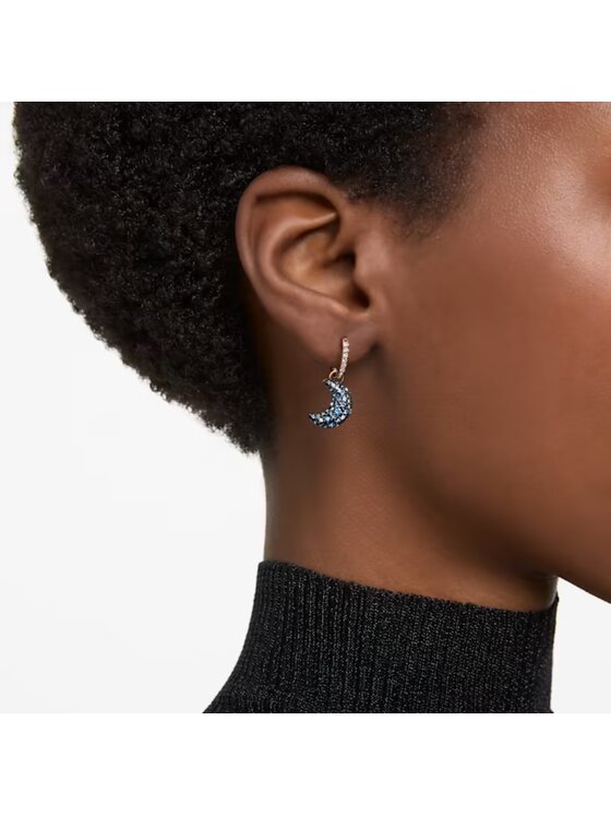 Swarovski Kolczyki Luna 5671569 Niebieski | Modivo.pl