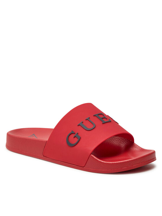 Guess Šľapky F4GZ10 BB00F Červená | Modivo.sk