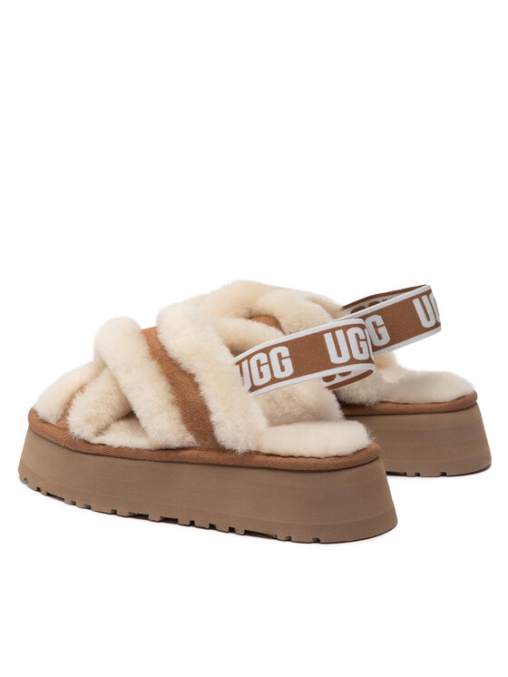 Ugg Papuče W Disco Cross Slide 1121550 Bež | Modivo.hr