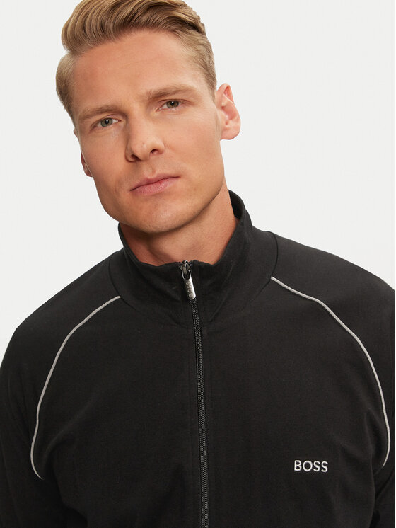 Boss Bluza Mix&Match 50515366 Czarny Regular Fit | Modivo.pl